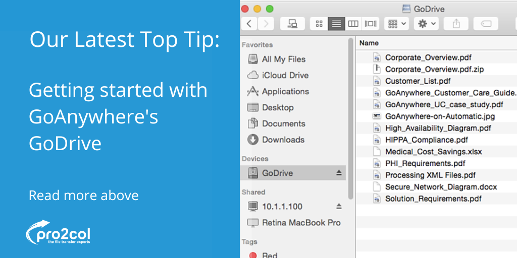 GoAnywhere MFT software demo, trial and buy in UK